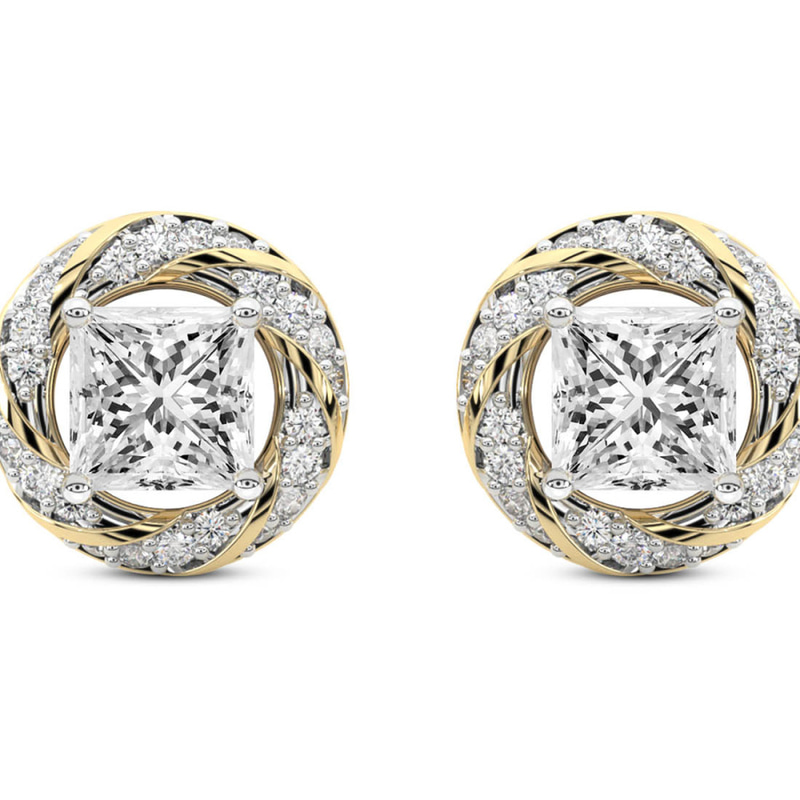 diamond earring mounting styles